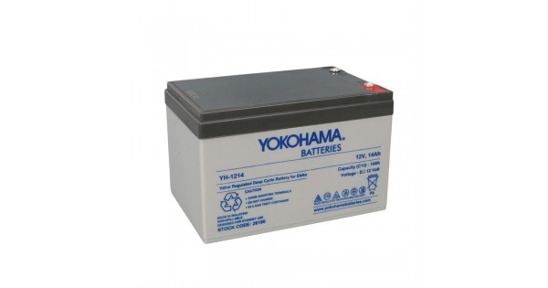 Yokohama YH-121.4 12 Volt - 14 Amper Elektrikli Bisiklet Aküsü - YH-121.4