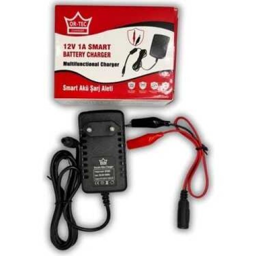 12V 1A Akü Şarj Cihazı Adaptörü