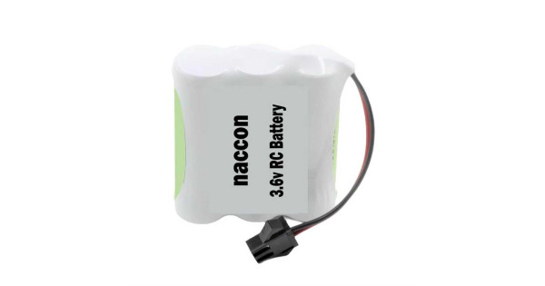 Naccon 3.6V 1100mAh Siyah Soketli Şarjlı Oyuncak Pili AA Kalem Pilli