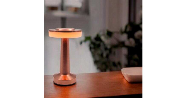 POWERDEX PD-232 Ledli USB Şarjlı Dokunmatik Yuvarlak İnce Masa Lambası